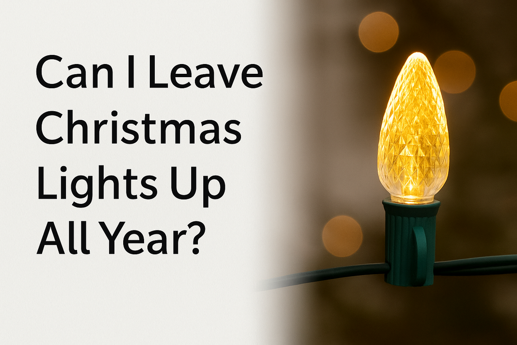 Can You Leave Christmas Lights Up Year-Round?
