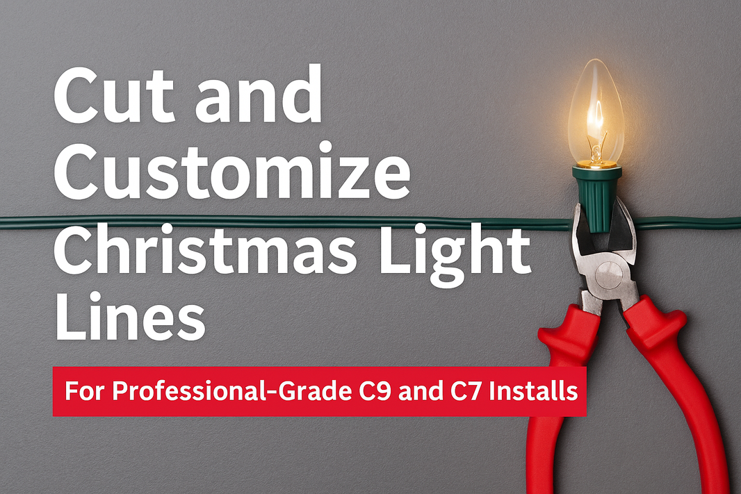 ⚡ How to Do Safe Splices & Power Jumps for Christmas Lights