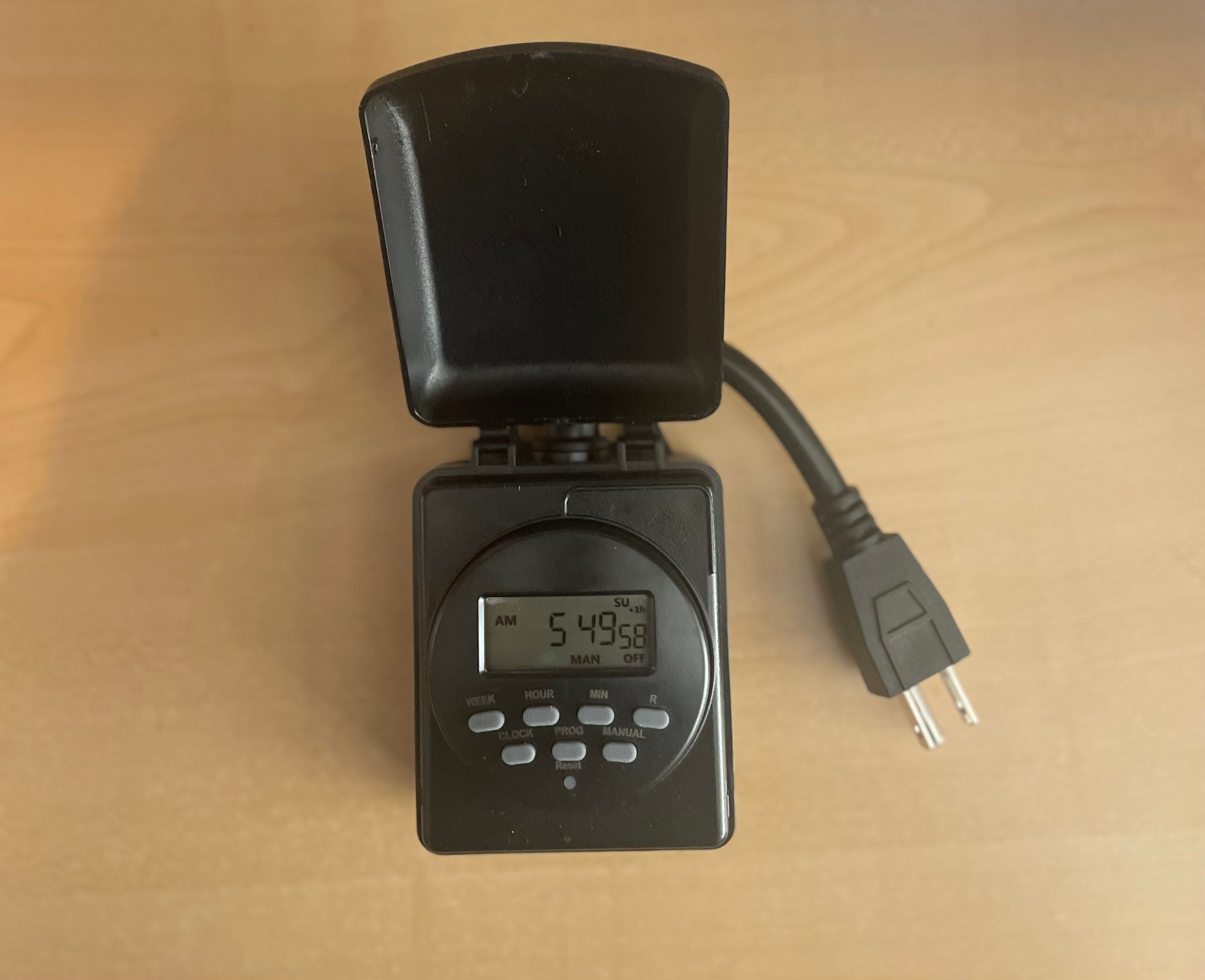 2 Outlet Weekly Digital Holiday Light Timer
